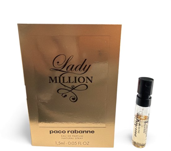Paco Rabanne - Lady Million - 1,5ml Eau de Parfum Original Sample | bol