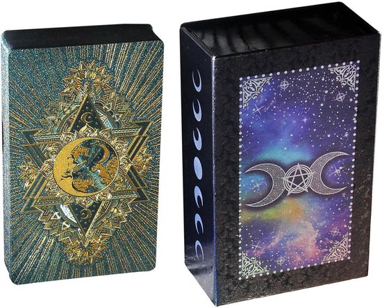 Luxe Tarotkaarten Set met Goudfolie - 80 Kaarten voor Beginners en ...