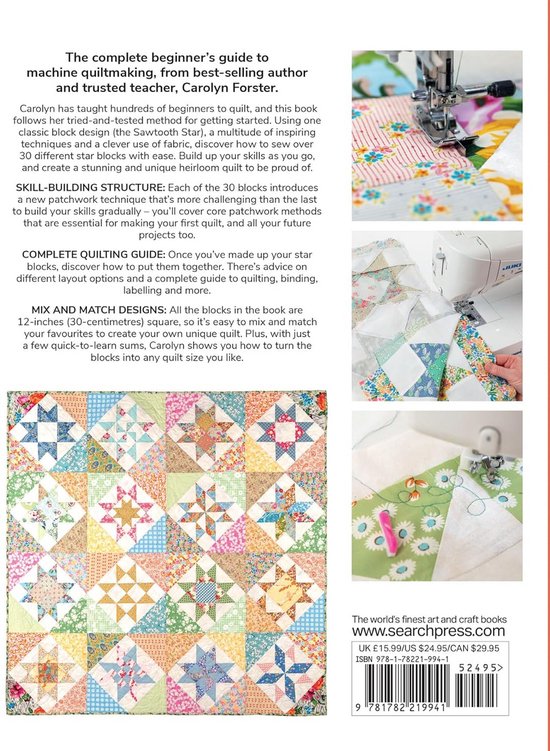 Gids voor Machine Quiltmaking: Jouw Complete Primer voor Patchwork en ...