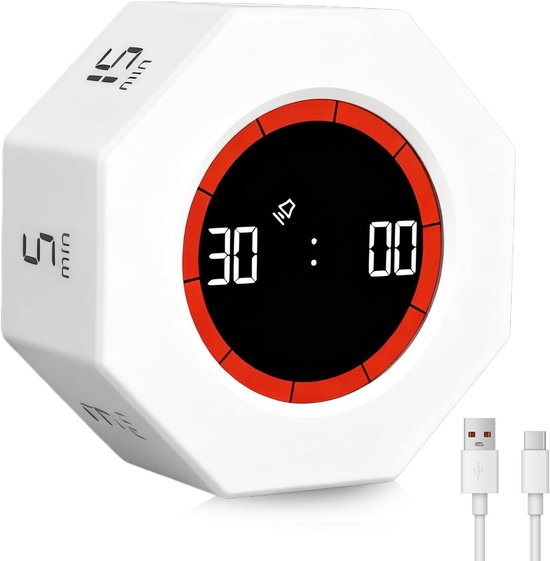 Digitale Flip Timer met Voorgedefinieerde Tijden - Countdown Klok voor ...