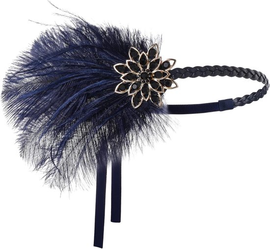 Feestelijke Haarband Dames Jaren '20 Stijl Flapper Kostuum Accessoire ...