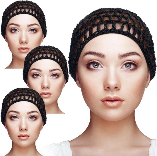 Haaraccessoire - Gehaakt mesh haarnetje - Dik kort haarnetje voor dames ...