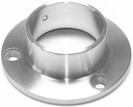Stainless Steel Wall Flange for Handrail - 42.4mm | bol