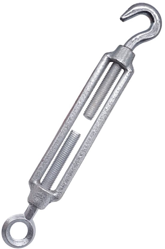 Verstelbare Draadspanner M12 - Spanschroef met Haak en Oog voor Kabels ...