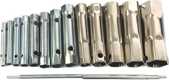 15 Pcs Plumber Back Nut Tap Spark Plug Spanner Duel-Ended Wrench Socket ...