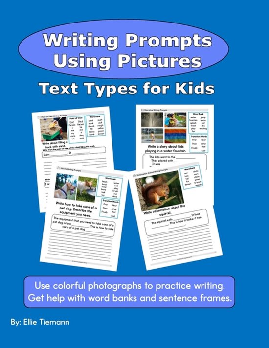 Writing Books- Writing Prompts Using Pictures | 9781967783120 | Ellie ...