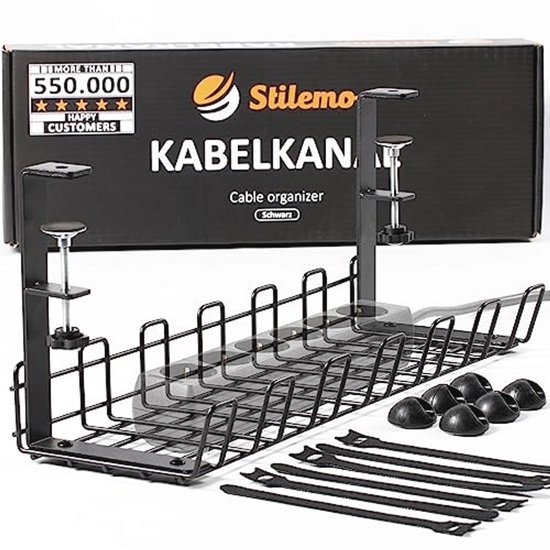 Cable Tray Desk Clamps - Cable Management voor een Opgeruimd Bureau ...