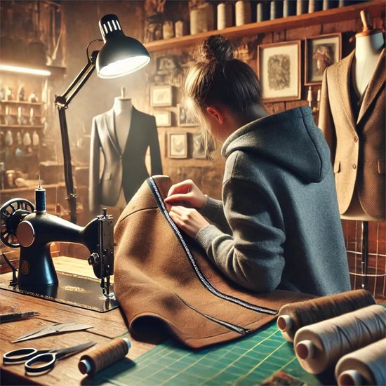 2 x Ritssluiting nummer 5, 70 cm, polyester, mesh afwerking ...