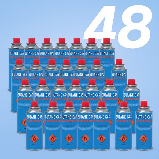 Gasbussen Butaangas – Voordeelverpakking 48 Stuks – 227 Gram per Bus | bol