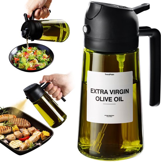 SWGOTA Olijfolie Sprayer - Glas - Olijfolie Fles Verstuiver voor Keuken ...