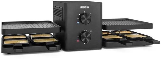 Princess Raclette Purify - 8 personen - Met ingebouwde afzuiging ...