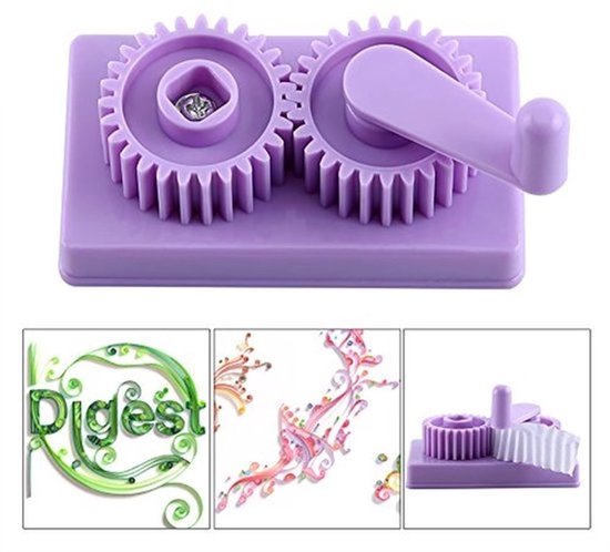 KARZO - Crimper Machine, Eenvoudige Structuur Papier Quilling Crimper ...