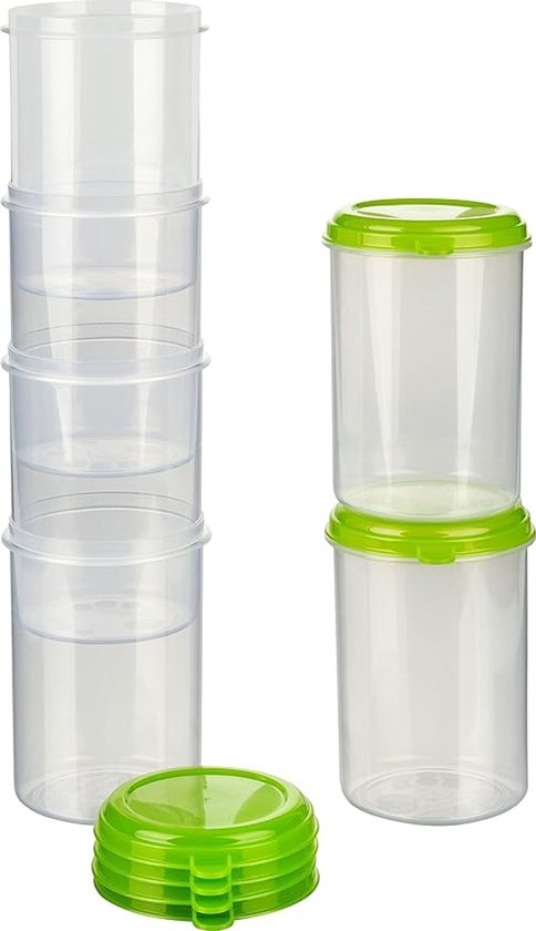 Voedseldozen set van 6 ronde diepvriesdozen Oostenrijkse kwaliteit ...