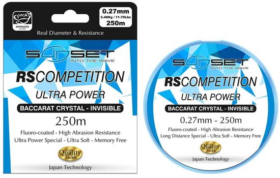 Sunset Rs Competition Ultra Power Sw Monofilament 250 M Transparant 0. ...