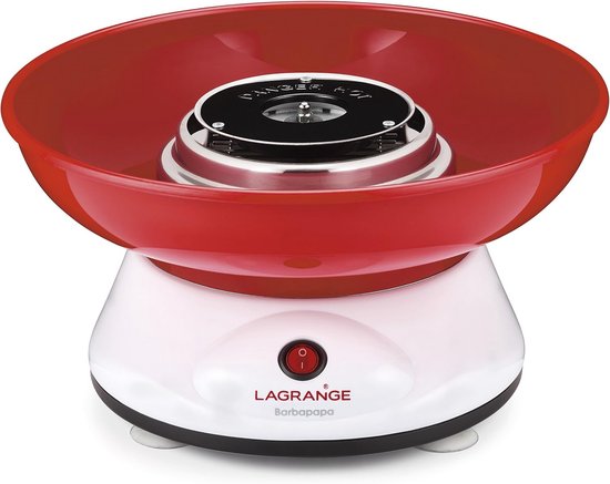 Klassieke Suikerspinmachine voor Thuisgebruik - Rood/Wit - 400W | bol