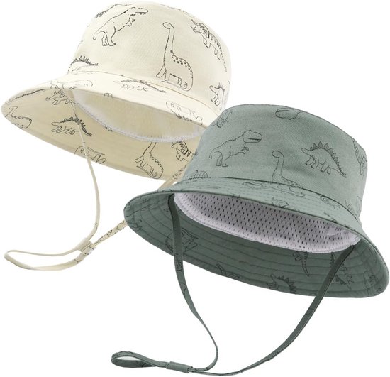 Zonnehoed Baby Jongen Meisjes met Brede Rand en Verstelbaar Band - UV ...