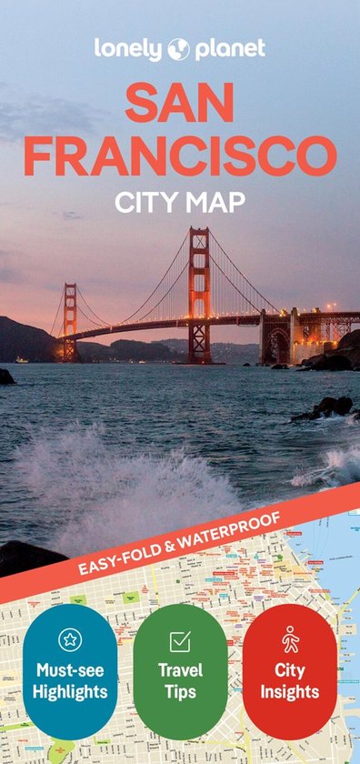 Map- Lonely Planet San Francisco City Map | bol
