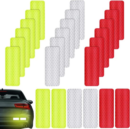 Provento- reflecterende stickers - zelfklevend - alleen in het donker ...