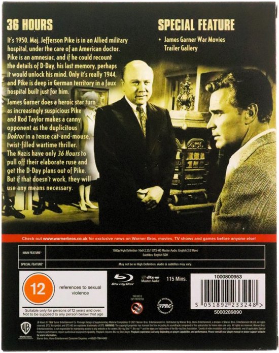 36 Hours [Blu-Ray] (Blu-ray), Alan Napier | Dvd's | bol