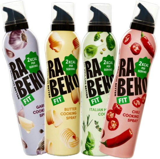 Rabeko | Mix Zero Cooking Spray | Voordeelpakket | 4 x 200 ml | bol