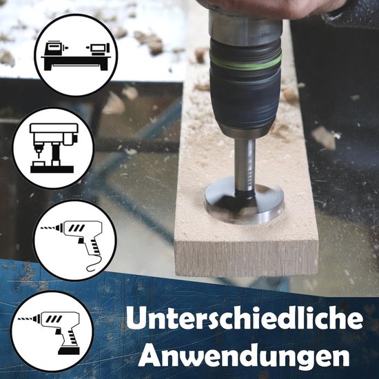 Forstner Boor 15 mm - Professionele Houtboor voor Nauwkeurige Gaten in ...
