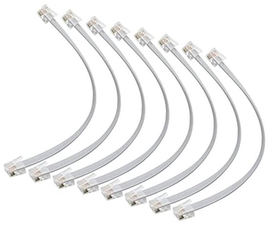 Korte Cat5e Ethernet-patchkabel 15 cm - Platte RJ45 LAN-netwerkkabel ...