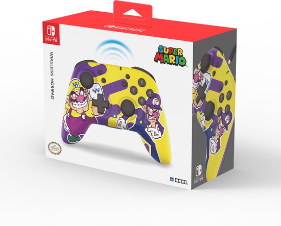 HORI - HORIPAD Draadloze Nintendo Switch Controller - Wario et Waluigi ...