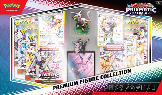 Pokémon - Prismatic Evolutions - Premium Figure Collection Box ...