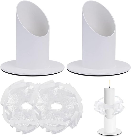 Candle Stand - Communie Kaarsen - 2 Stuks - Kaarsenhouder voor Bar ...