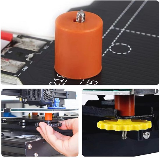 Siliconen Dempers voor 3D-printer - Set van 4 Stuks, verwarmingsbed en ...