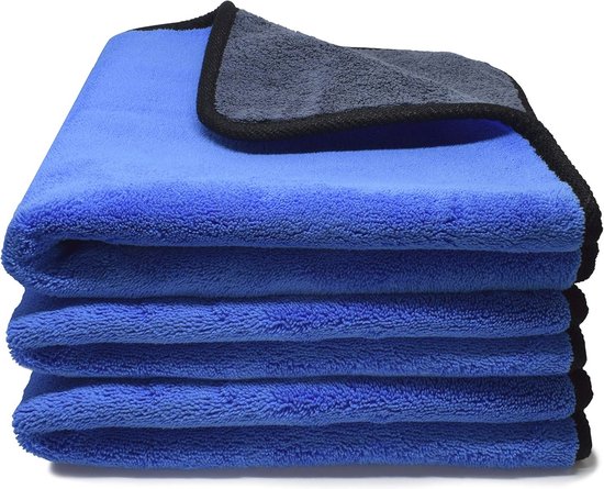 Mikrofiber Doeken voor Auto en Motor - 3 Stuks - 500 GSM - Ideaal voor ...
