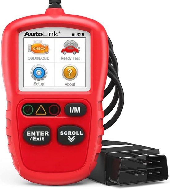 OBD II Diagnosehulpmiddel voor Auto's - AutoLink AL329 Met Geavanceerde ...