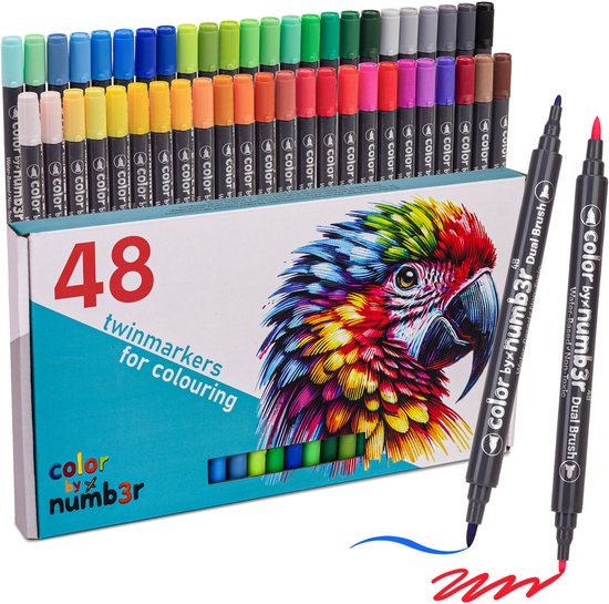 Kleuren op Nummer voor Volwassenen | Kleurrijk België | Inclusief ...