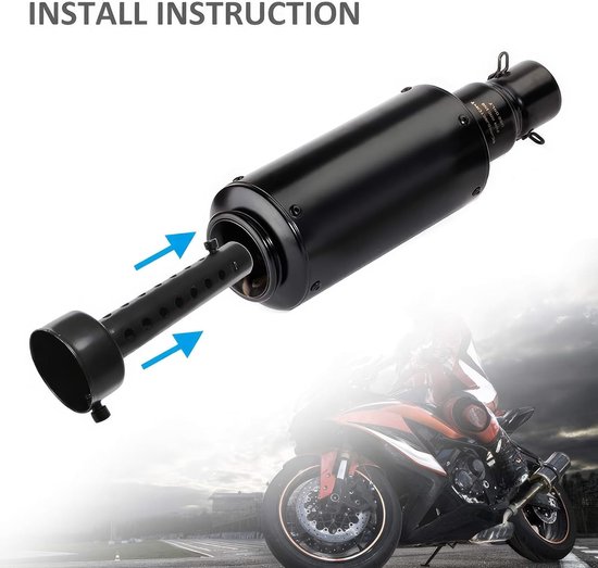 1 piece engine silencer - DB Killer - exhaust pipe deflector - muffler ...