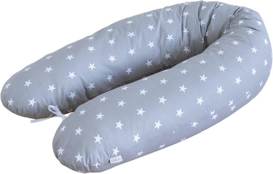 Ergonomisch Zwangerschapskussen 190 cm - Voedings- en Zijslaapkussen ...