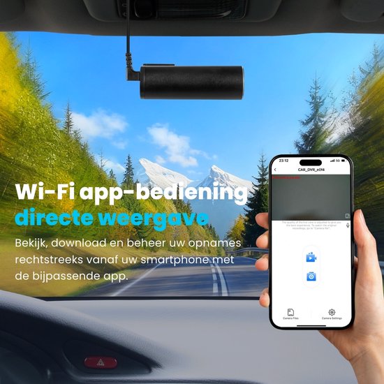 Dashcam - met Wifi en App - Dashcam voor Auto - Dashcams - G-sensor en ...