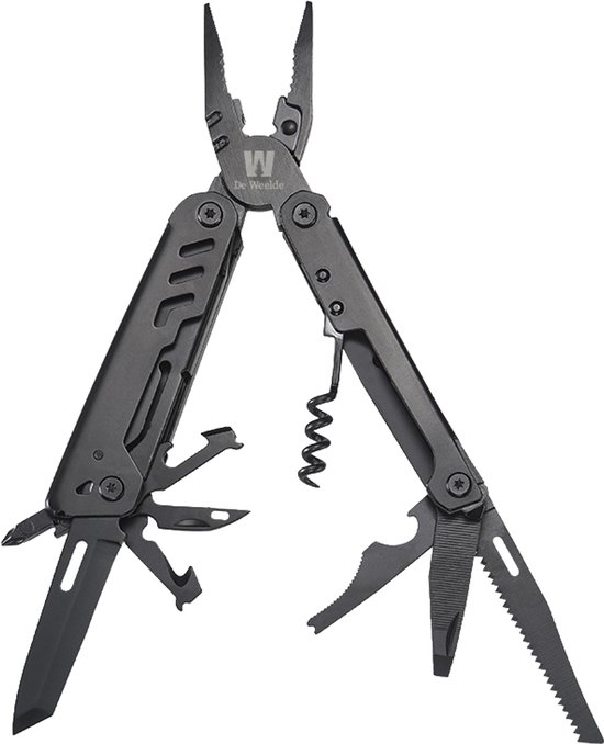 Multitool zakmes 22-in1 met uitneembare schaar - survival mes outdoor ...