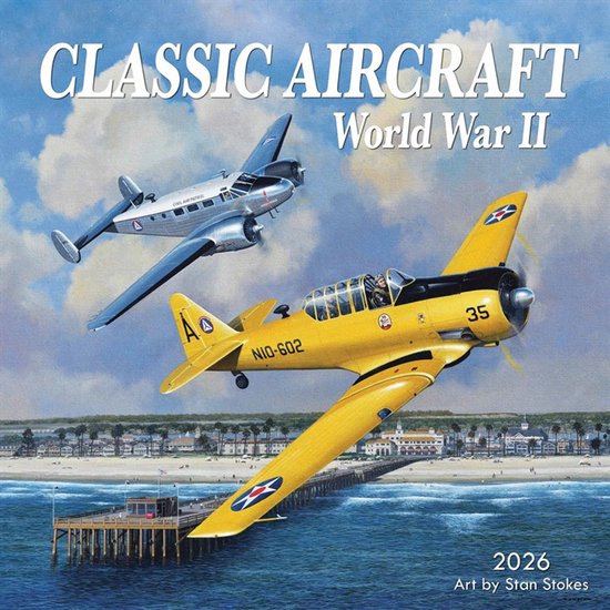 Klassieke Vliegtuigen WOII Kalender 2026, CAROUSEL CALENDARS ...