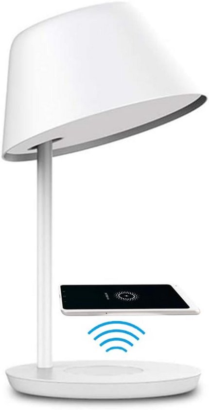 Slimme WiFi Tafellamp met Draadloos Opladen en Spraakbesturing ...