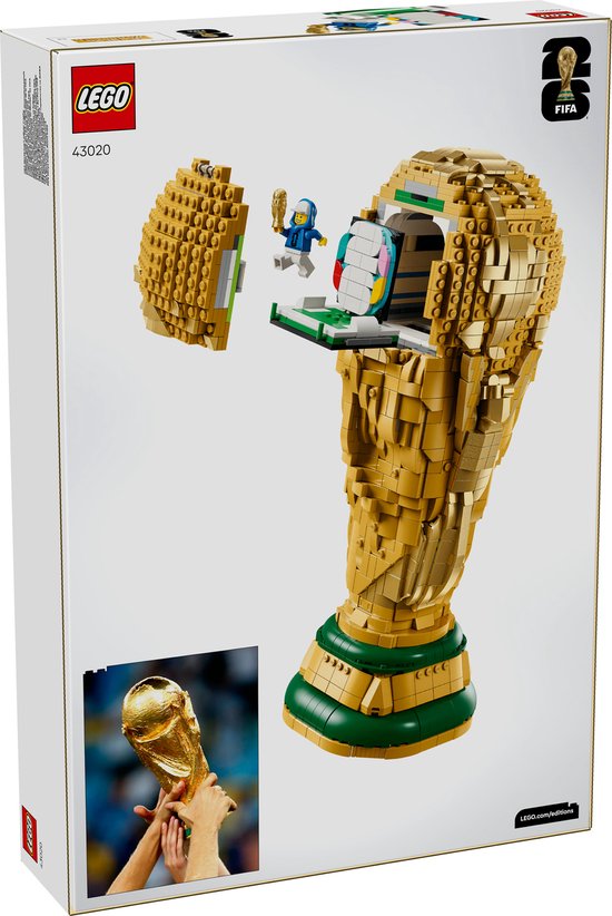 LEGO Editions Officiële FIFA World Cup Trofee Beker - 43020 | bol