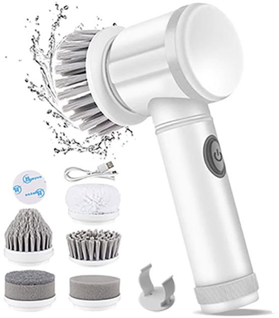 Elektrische Schoonmaakborstel - Spin Scrubber - Draadloze Schrobborstel ...