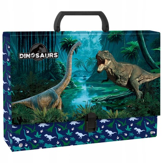 A4 Map met Handvat 9cm - Dino Druk | bol