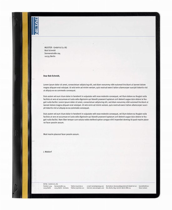 Dossier A4 Durable 30 Feuilles - Système de Reliure de Documents | bol