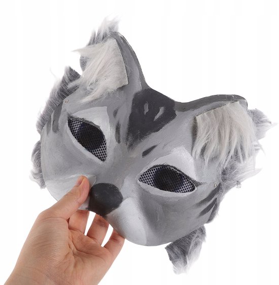 DIY Kattenmasker Set - Leeg Masker met Ooggaas voor Cosplay - Inclusief ...