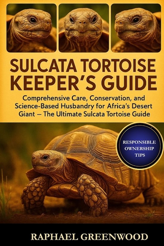 Sulcata Tortoise Keeper's Guide, Raphael Greenwood | 9798271864582 ...