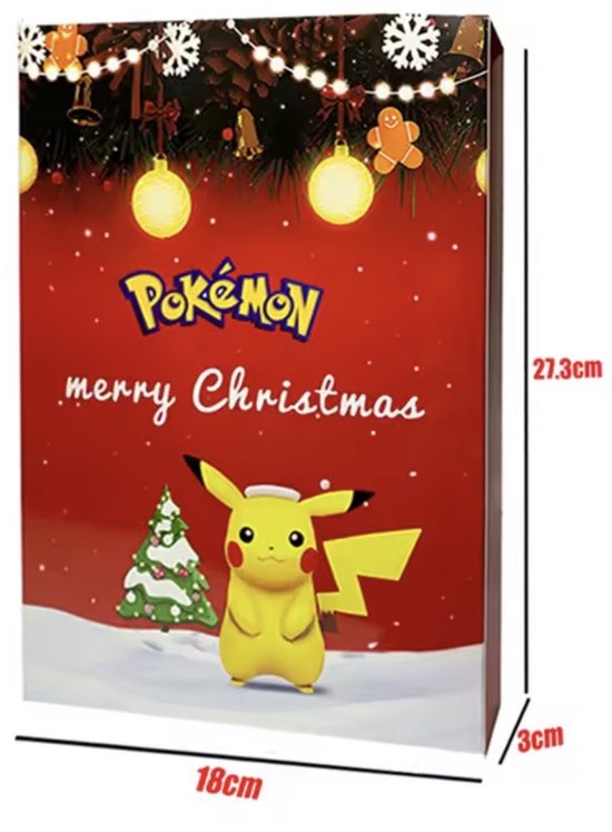 Pokémon Adventskalender 2025 – 24 dagen aftellen tot kerst met mini ...