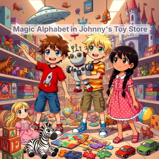 Magic Alphabet in Johnny's Toy Store, Eduardo Huenefeld | 9798277575130 ...