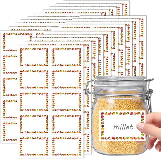 200 Stuks Zelfklevende Etiketten Voor Potten 60 x 40 mm - Duidelijke ...