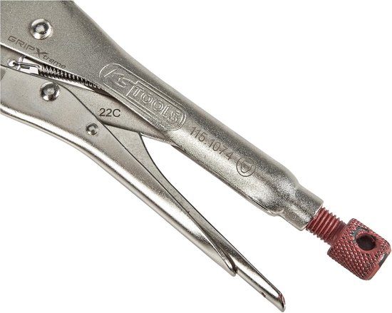 Griptang met Verstelbare Bekken 0-100mm voor Klemmen en Vastzetten | bol