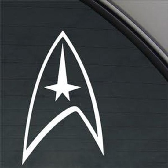 Star Trek Viniel Sticker voor Auto, Laptop of Raam | bol